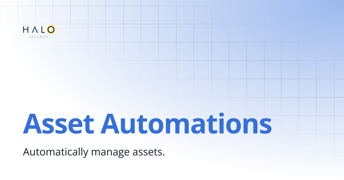 Asset Automations | Documentation | Halo Security